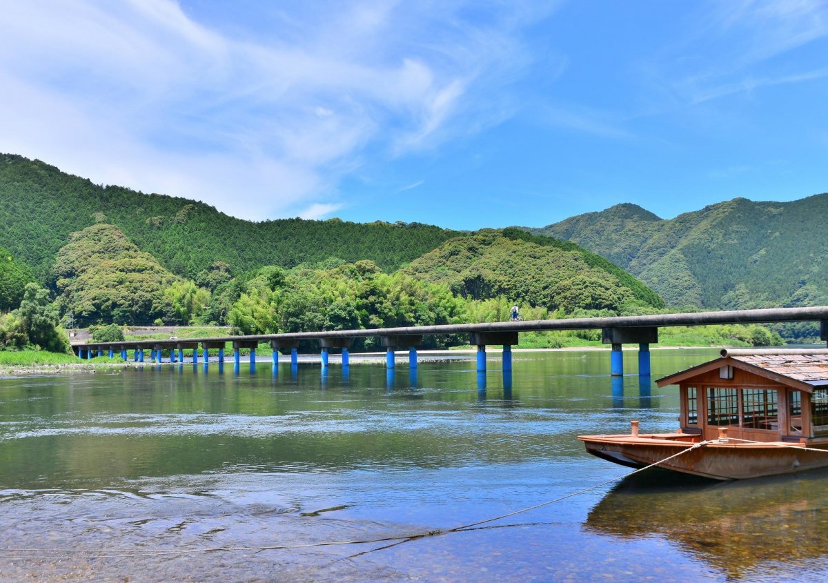 Sada Chinkabashi (submersible bridge)｜What to See & Do｜VISIT KOCHI JAPAN